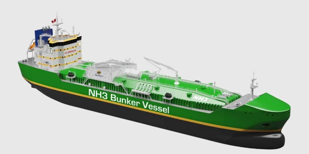Ammonia Bunker Vessels In Development