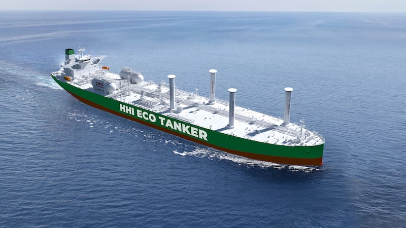 Hyundai Develop Rotor Sail Design For Eco-Friendly Ship