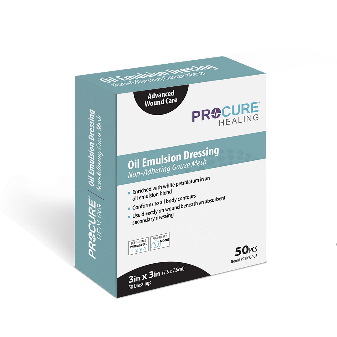 Oil Emulsion Dressing Non-Adhering Gauze Mesh - Wynnmed Healthcare Products