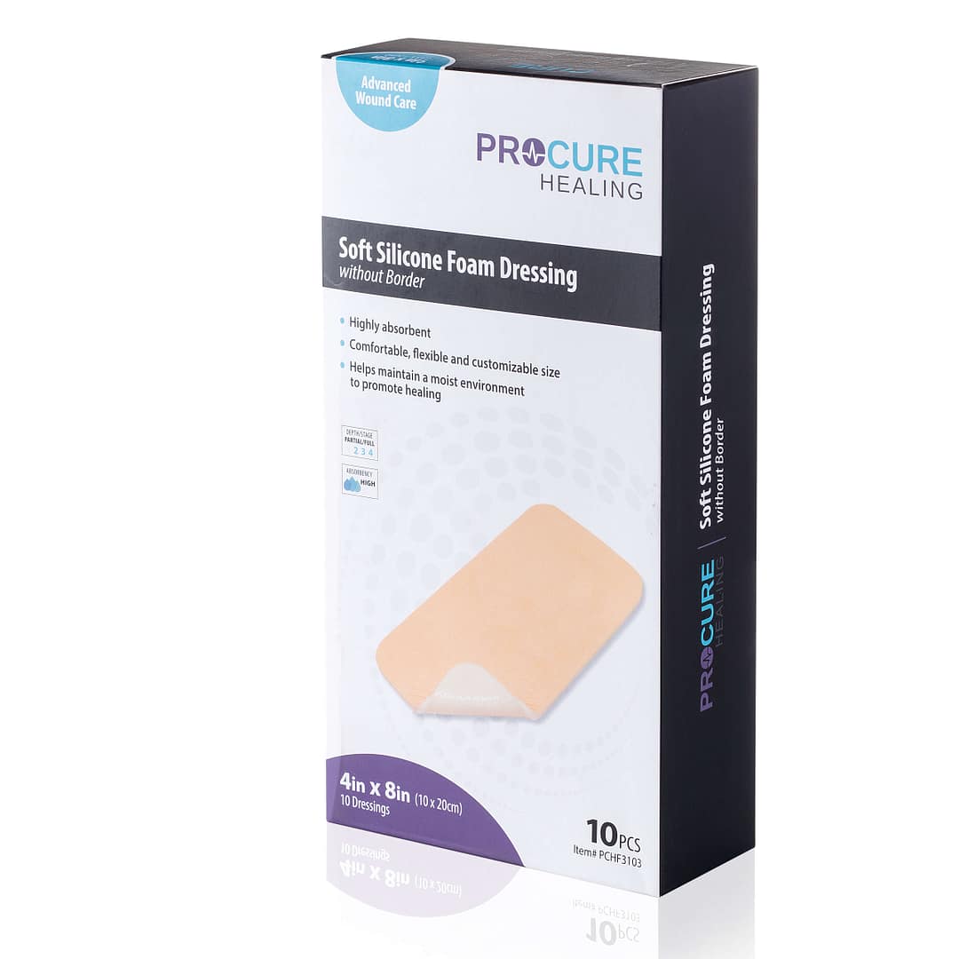 Soft Silicone Foam Dressing (Without Border) - Wynnmed Healthcare Products