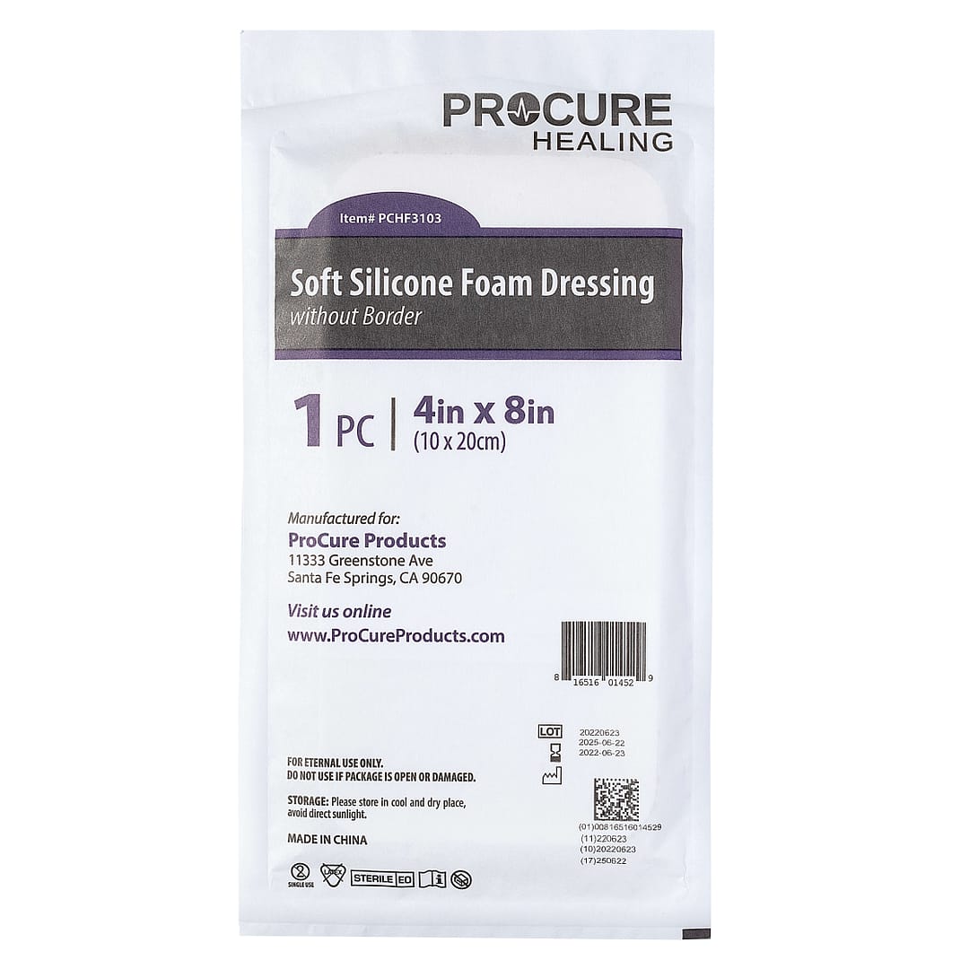 Soft Silicone Foam Dressing (Without Border) - Wynnmed Healthcare Products