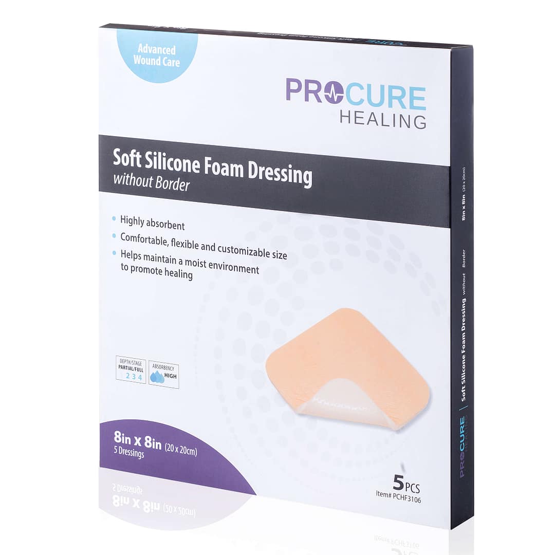 Soft Silicone Foam Dressing (Without Border) - Wynnmed Healthcare Products