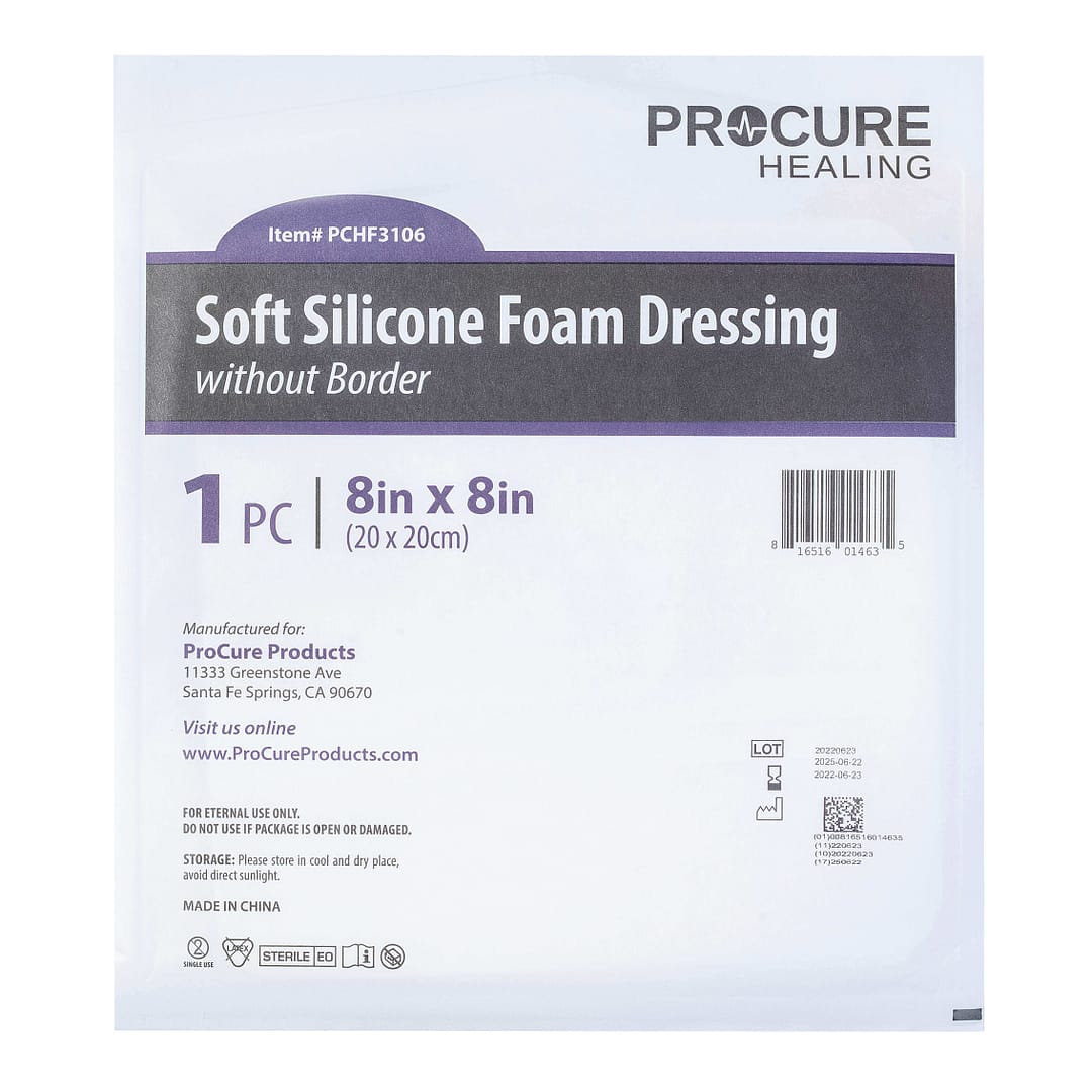 Soft Silicone Foam Dressing (Without Border) - Wynnmed Healthcare Products