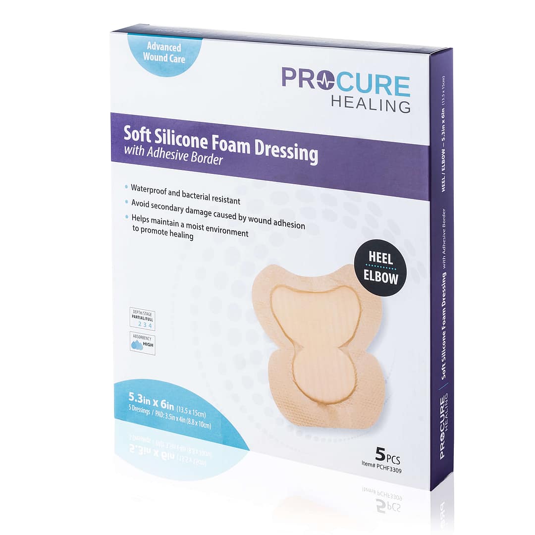 Soft Silicone Foam Dressing (With Border) - Wynnmed Healthcare Products
