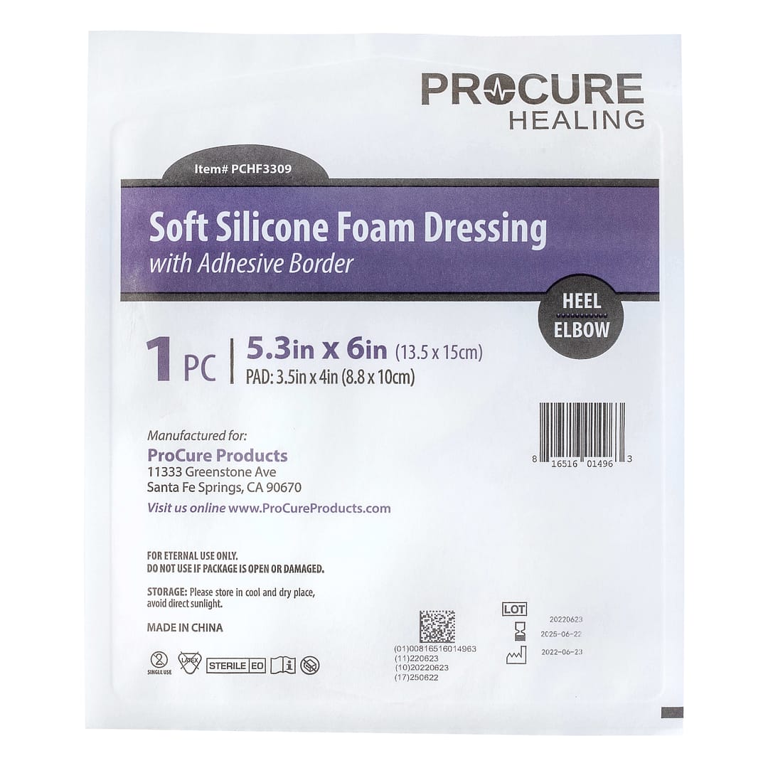 Soft Silicone Foam Dressing (With Border) - Wynnmed Healthcare Products