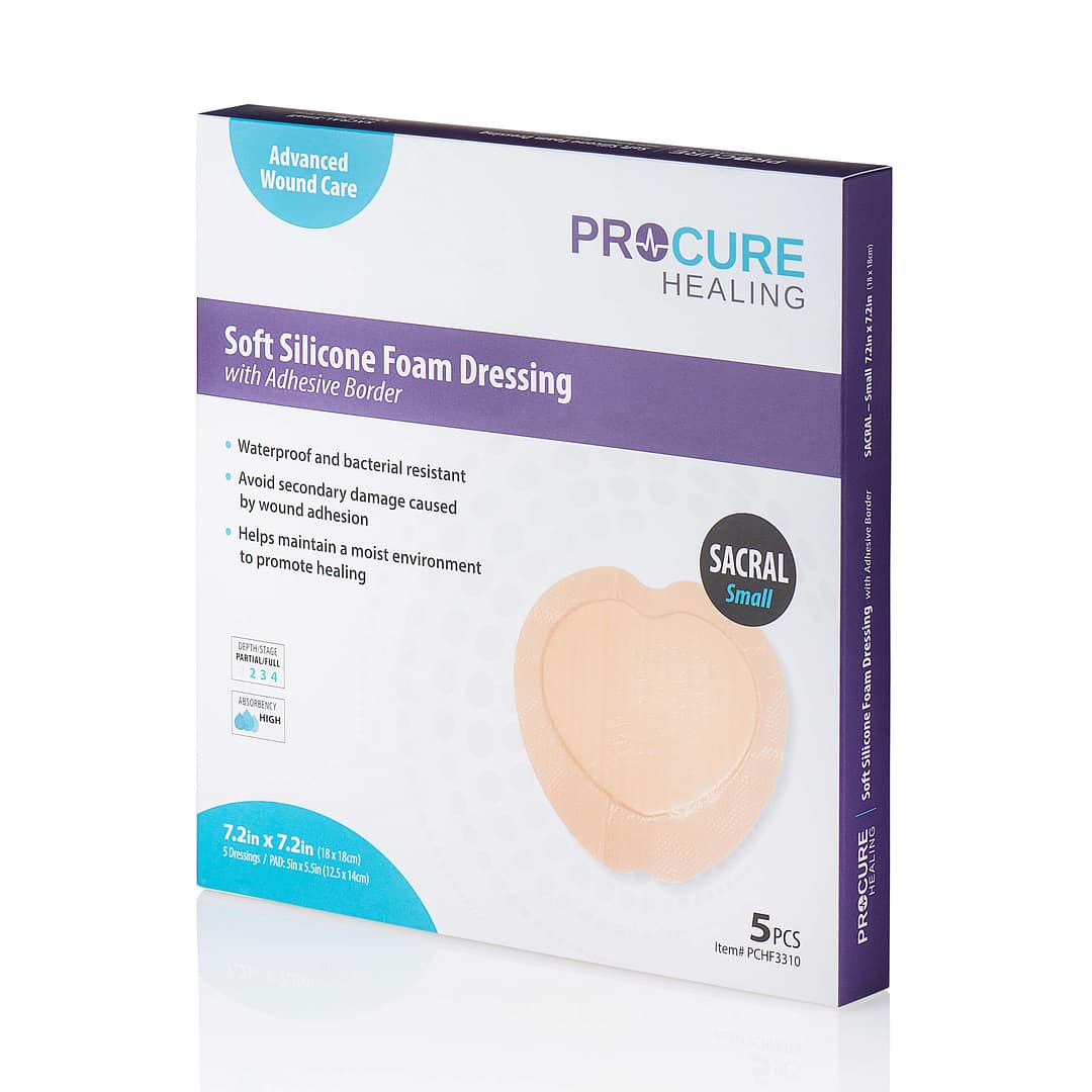 Soft Silicone Foam Dressing (With Border) - Wynnmed Healthcare Products