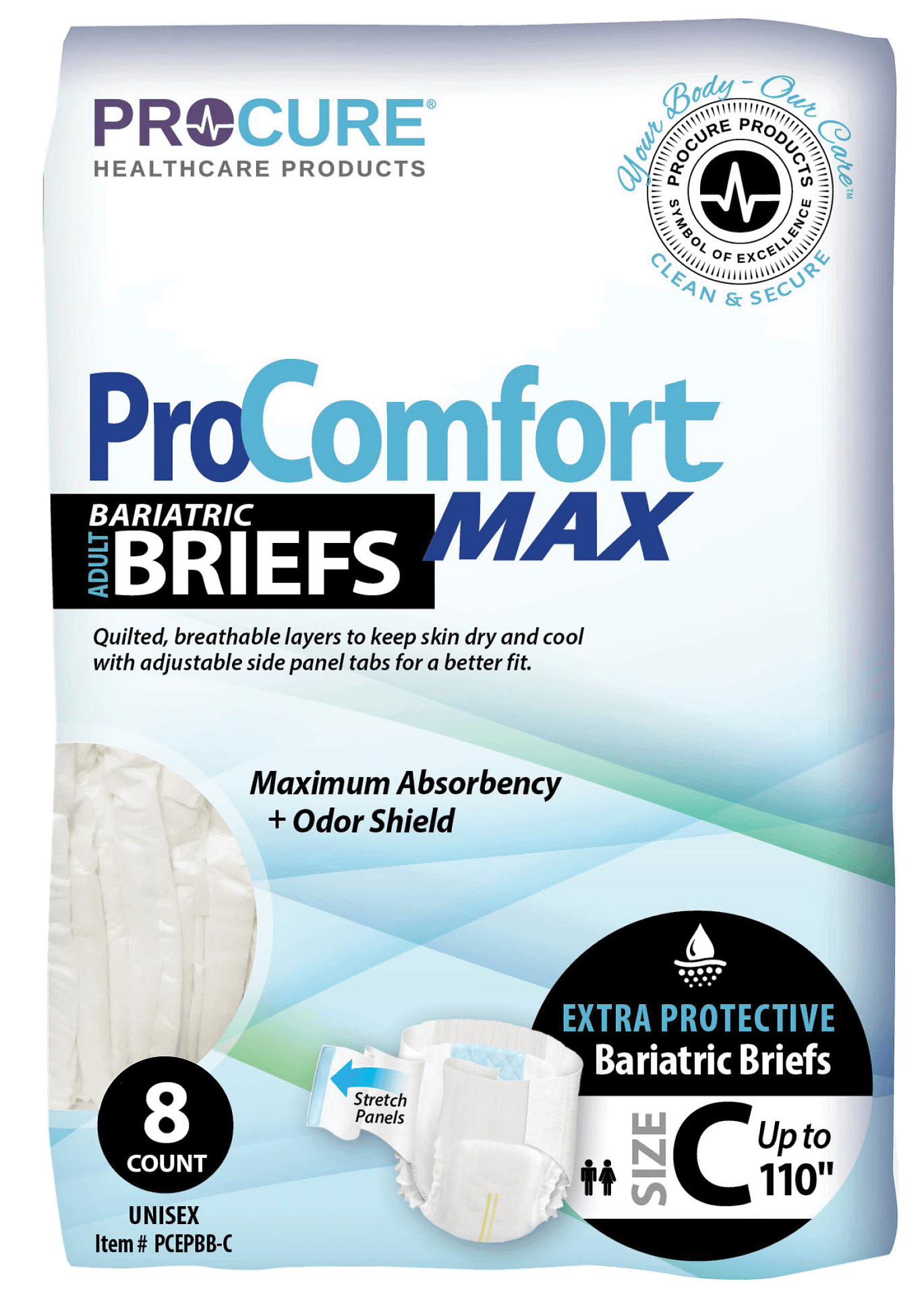 Adult Bariatric Briefs (B&C) - Wynnmed Healthcare Products