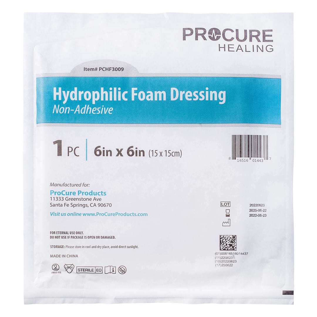 Hydrophilic Foam Dressing (Non-Adhesive) - Wynnmed Healthcare Products