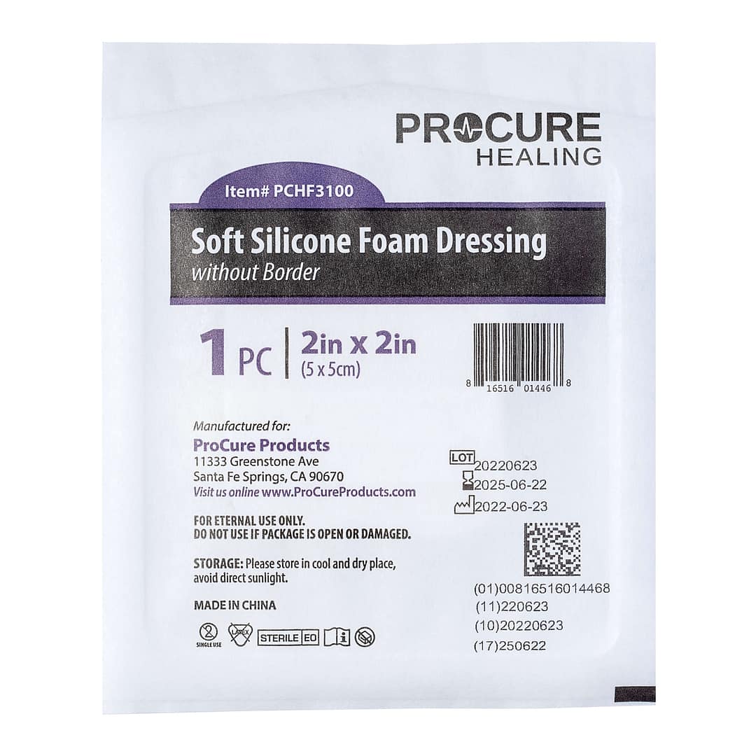 Soft Silicone Foam Dressing (Without Border) - Wynnmed Healthcare Products