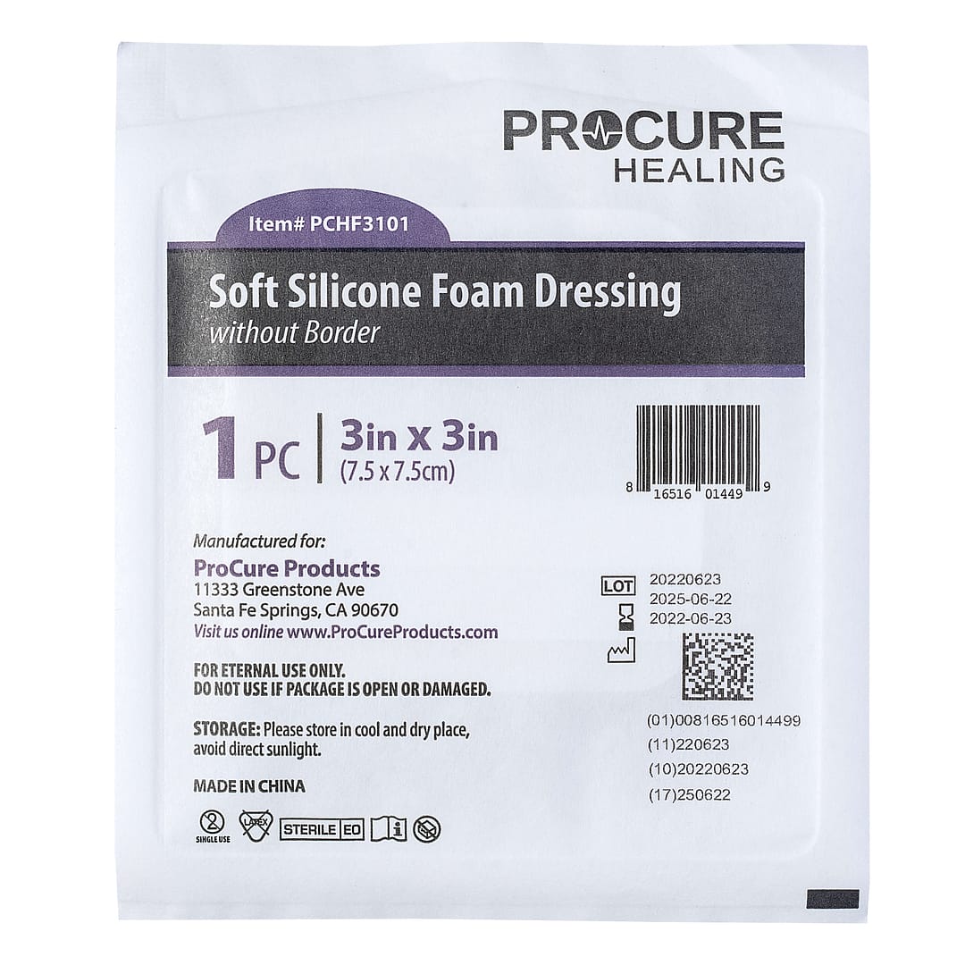 Soft Silicone Foam Dressing (Without Border) - Wynnmed Healthcare Products