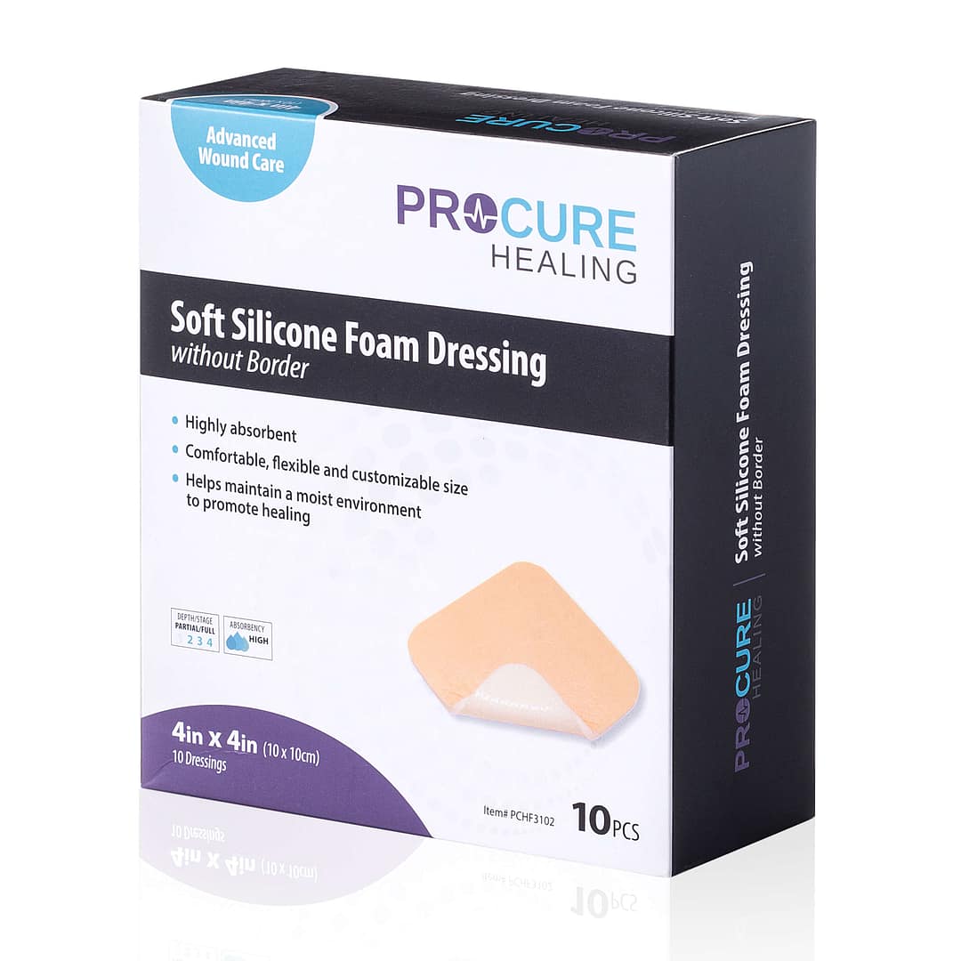 Soft Silicone Foam Dressing (Without Border) - Wynnmed Healthcare Products