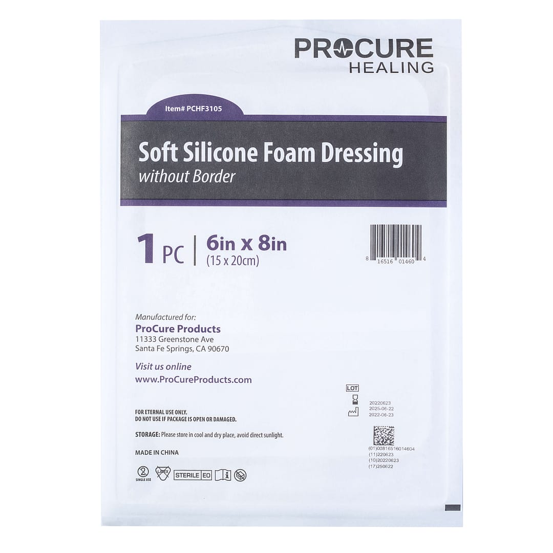 Soft Silicone Foam Dressing (Without Border) - Wynnmed Healthcare Products
