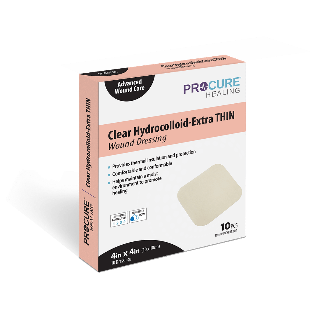 Clear Hydrocolloid-Extra THIN Wound Dressing - Wynnmed Healthcare Products