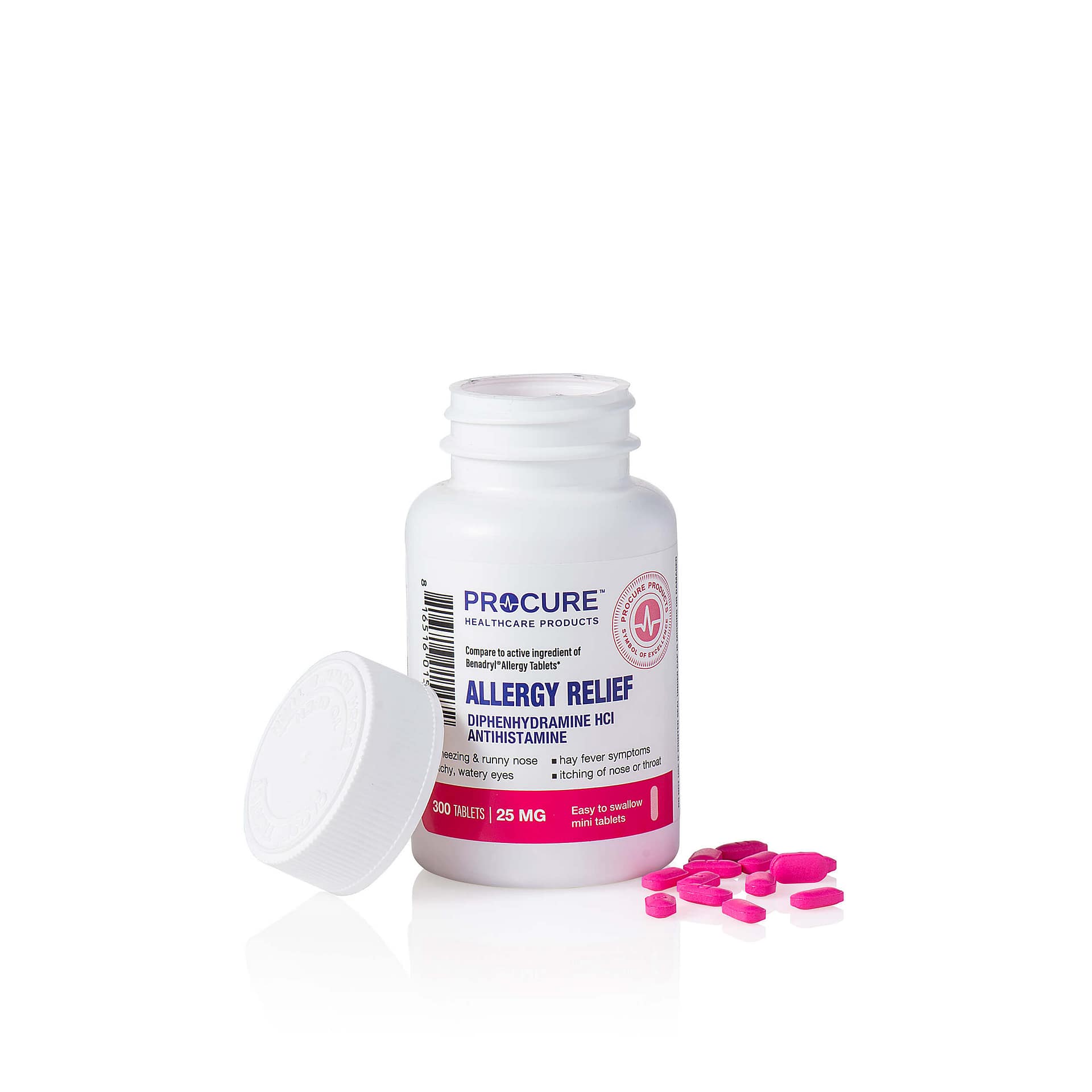 Diphenhydramine HCI (25mg) - Procure Products