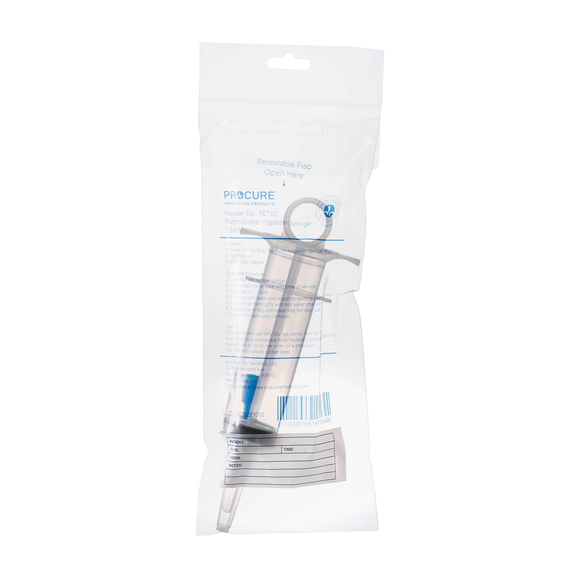 Enteral Irrigation Syringes (60cc) - Procure Products