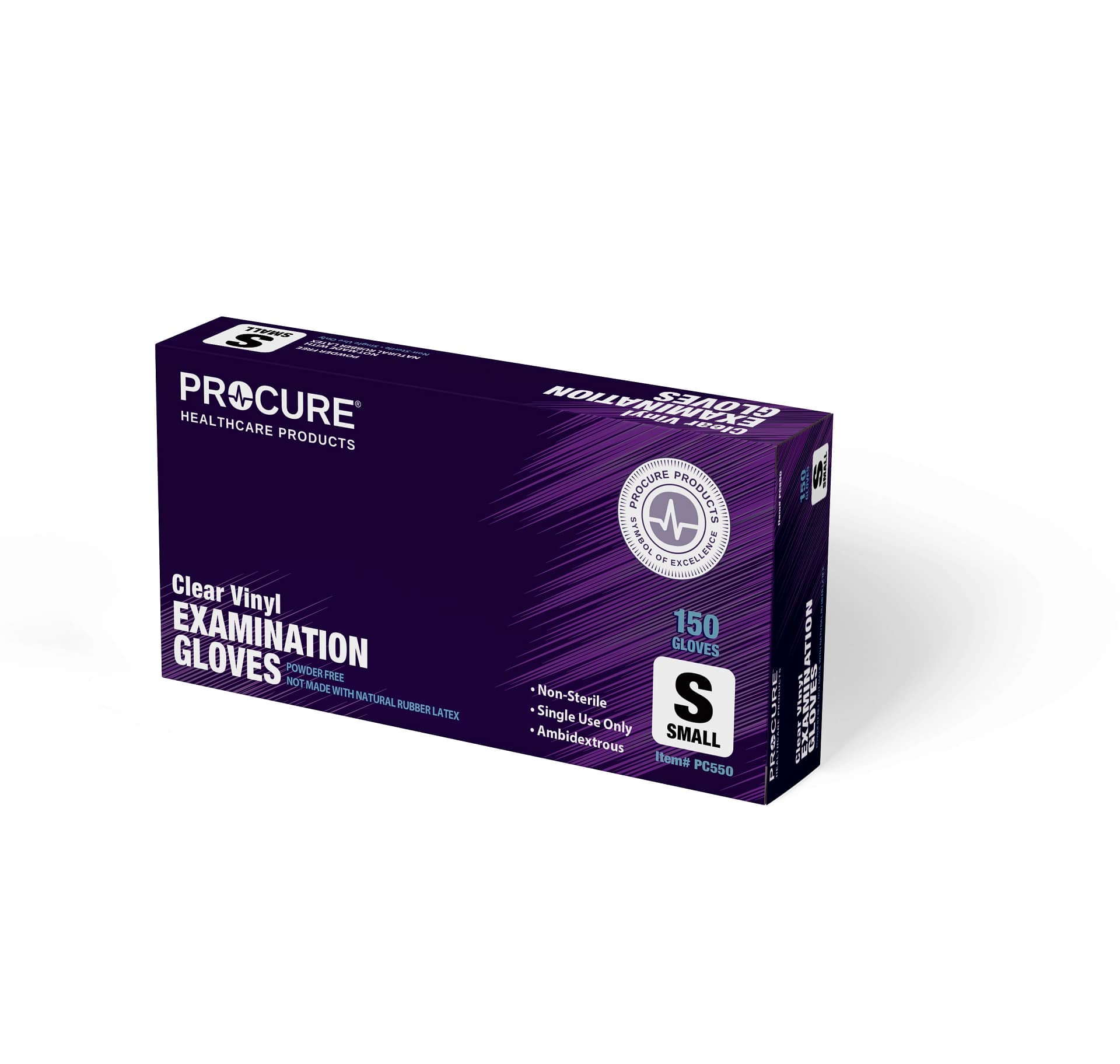 Clear Vinyl Examination Gloves (150) - Procure Products