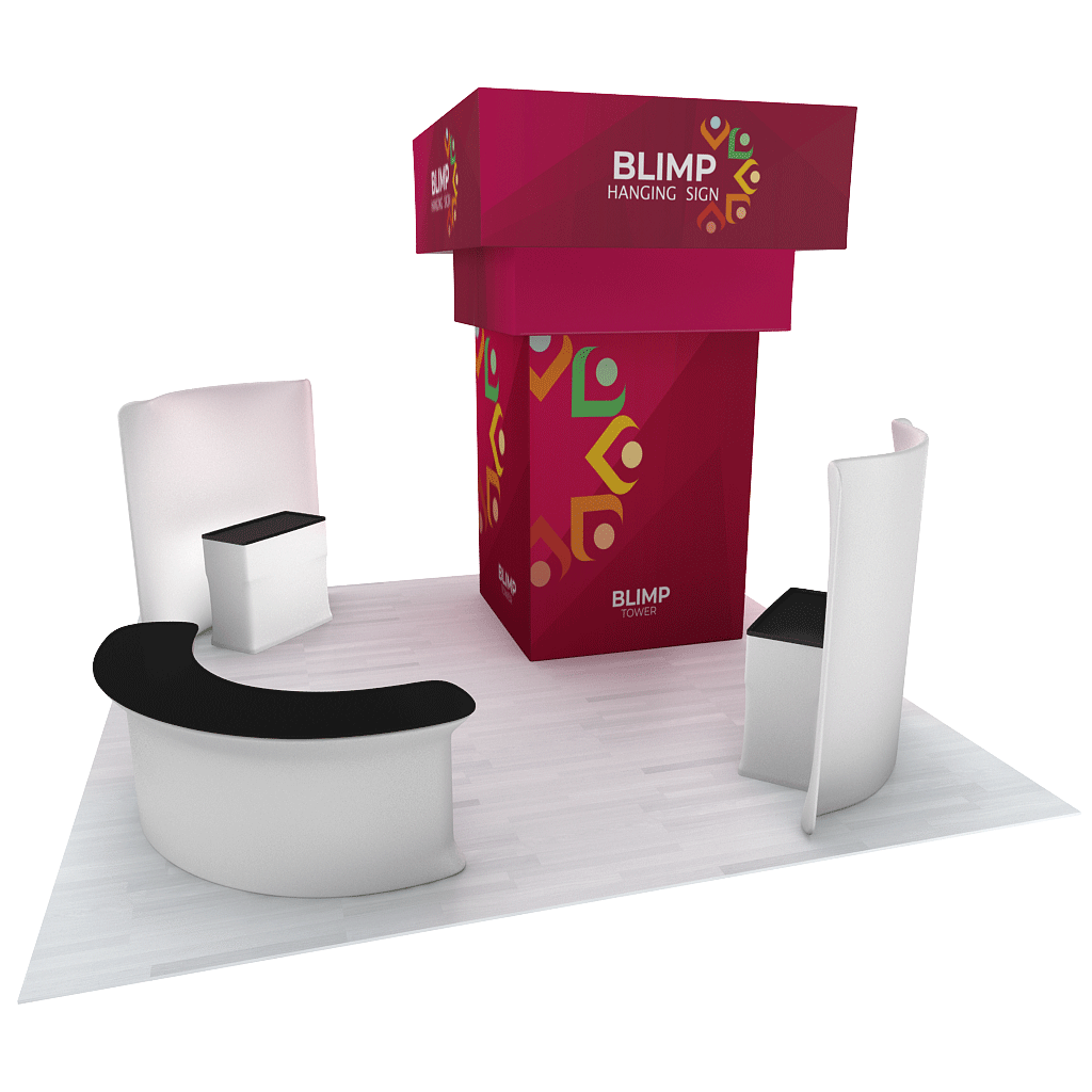 WaveLine® Square XL Blimp Tower | ExpoBanners Australia