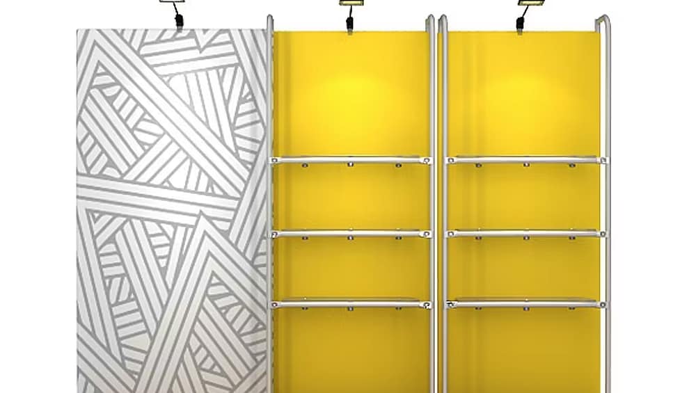 Creating Clear Booth Zones with WaveLine® Pop-Up Display