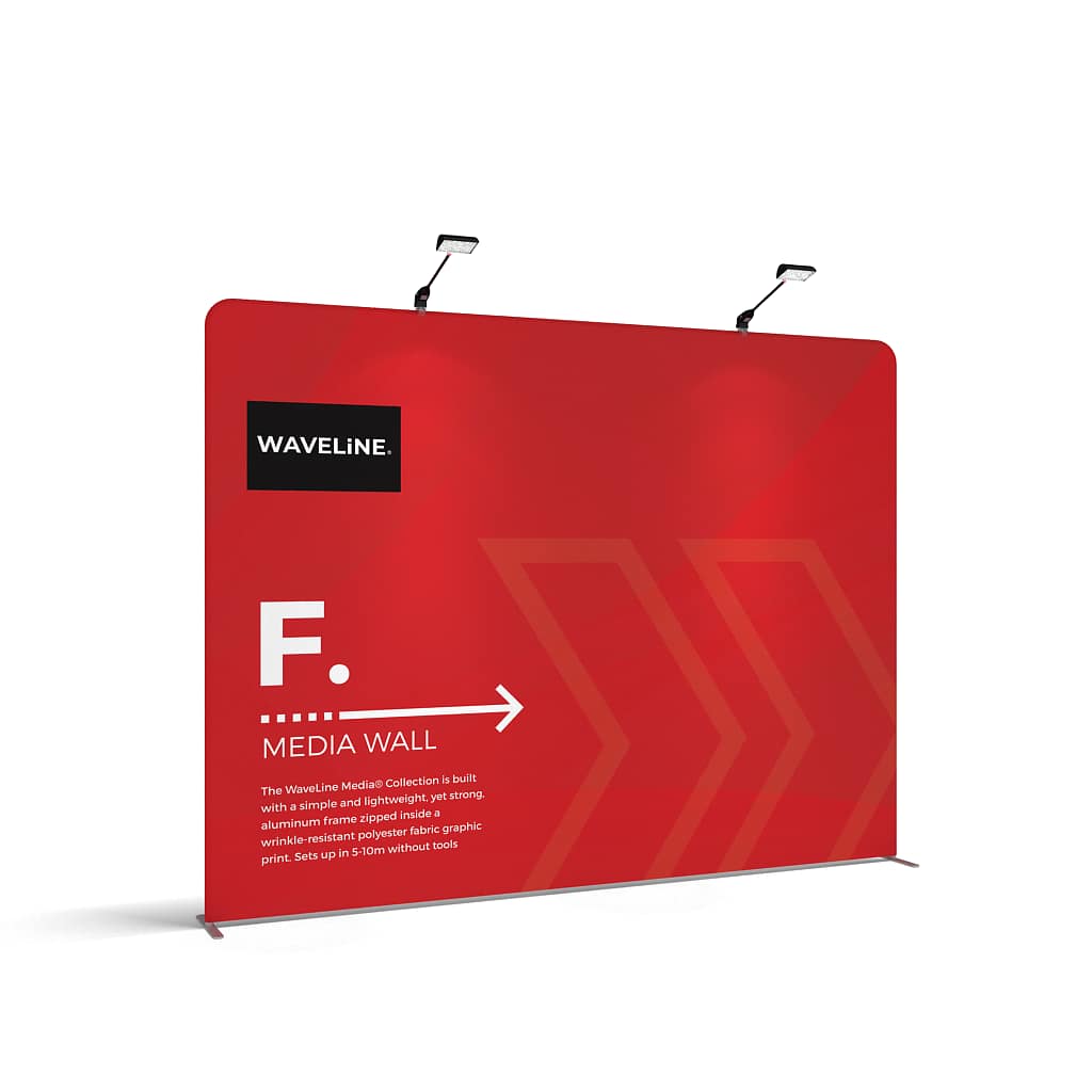 WaveLine® Media Display Wall F | ExpoBanners UK