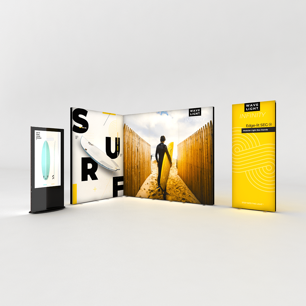 WaveLine® Monolith Displays - Just Banners America