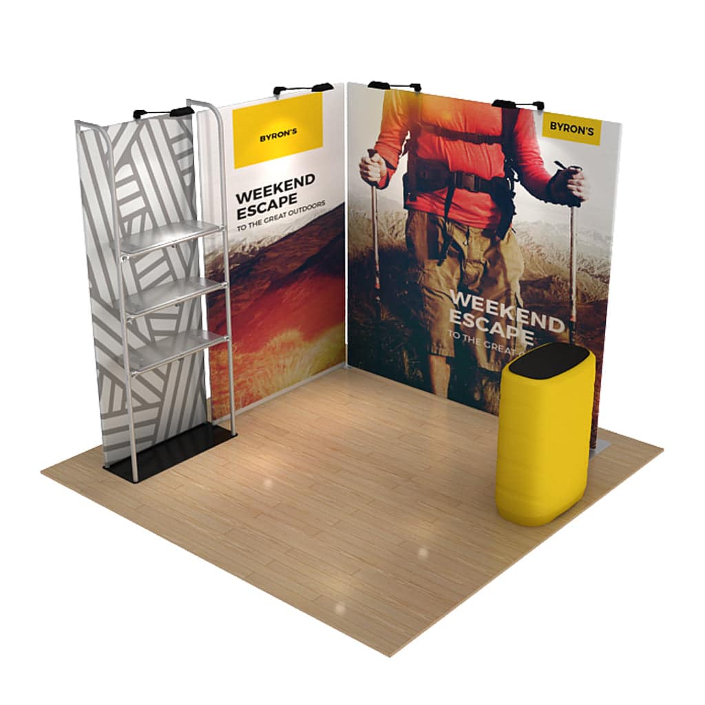 WaveLine® Merchandiser Kit 20 10ft | ExpoBanners UK