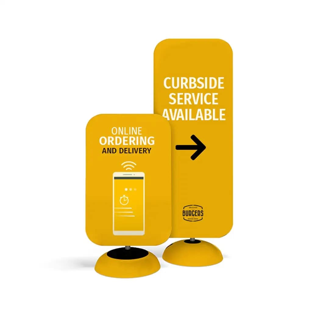 Exploring WaveLine® Poster Stand Variations: Shapes & Sizes